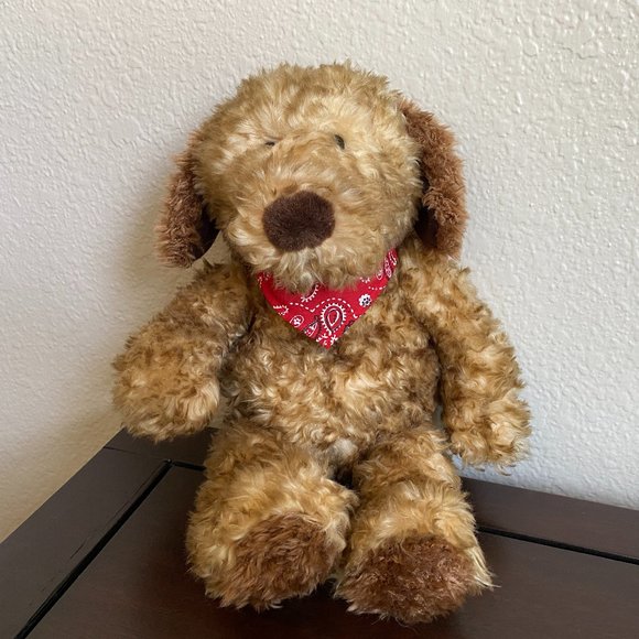 Gund | Toys | Gund Plush Puppy Dog Jed Brown Tan Shaggy Stuffed Animal ...